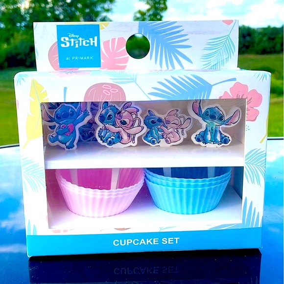 Disney | Kitchen | Disneys Stitch Angel 6cupcake Silicone Baking Cups ...